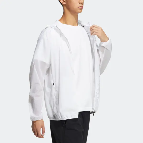 Adidas Th Lite Wvjk Solid Color Sports Hooded Jacket