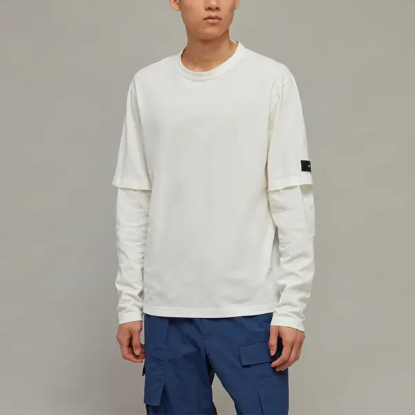 Adidas Y-3 Off- Layered Long Sleeve T-shirts