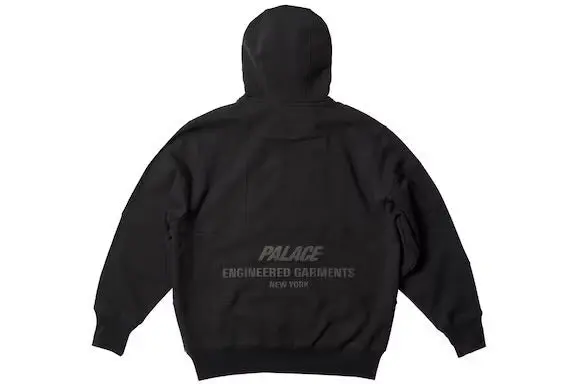 PALACE Engineered Garments Fw22 Heavy Patchwork Zip Hood Jacket