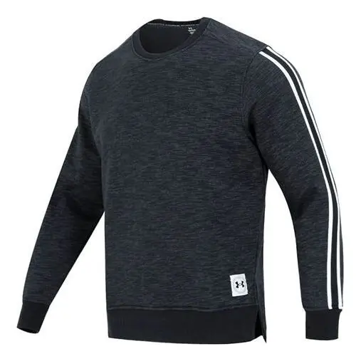 Under Armour Essential Fleece Heritage Crew Sweatshirt 'black