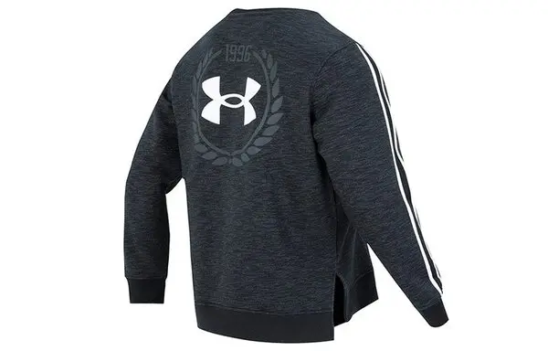 Under Armour Essential Fleece Heritage Crew Sweatshirt 'black