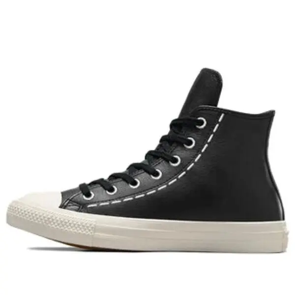 CONVERSE Chuck Taylor All Star High Top With Bold Stitch Detailing - Black/white/caramel