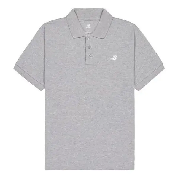 NEW BALANCE Sport Essentials Polo Shirt Asia Sizing - Grey