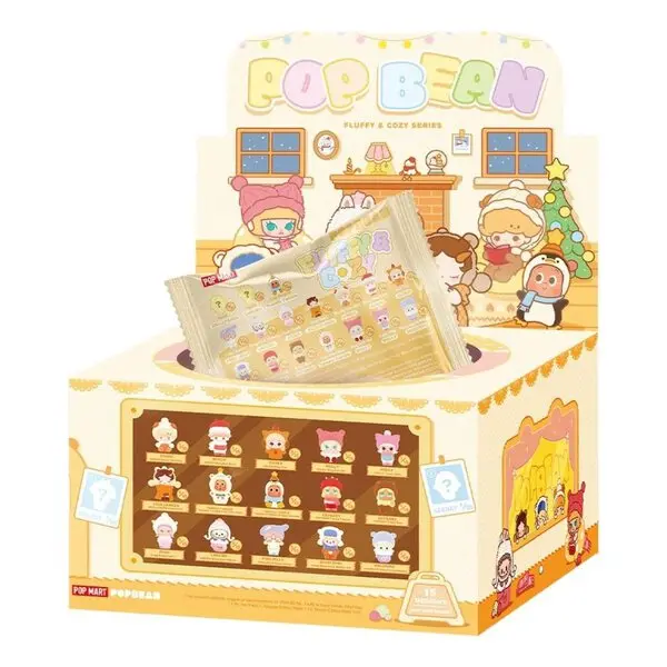 POP MART Pop Bean Fluffy & Cozy Series Blind Box - Multi-color