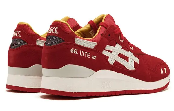 Asics Gel-lyte Iii "santa Christmas Pack" Low Top Sneakers - Red/white