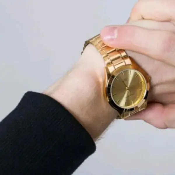 Casio Standard Vintage Quartz Analog Watch With Tone Bracelet