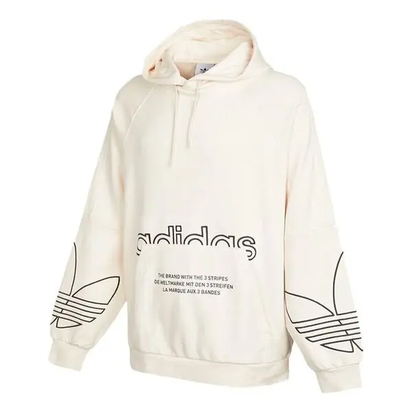 Adidas Graphics Tricolor Hoodie - Beige