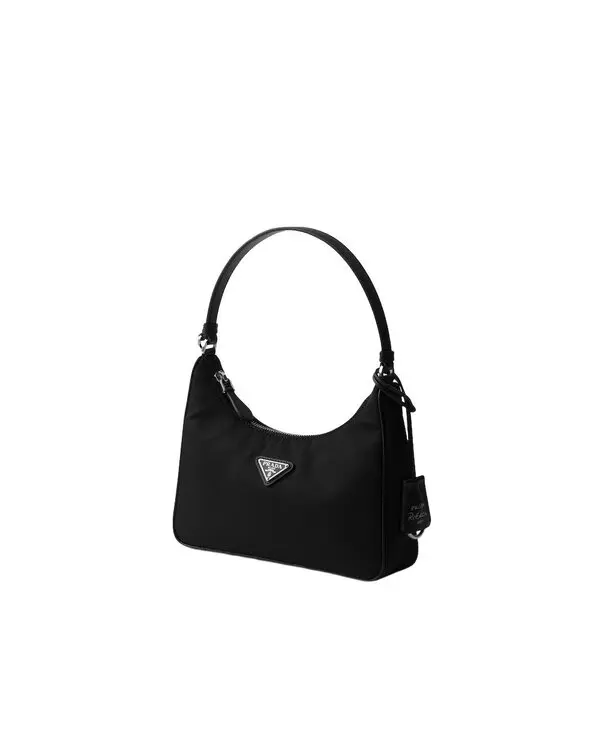 Prada Re-nylon And Saffiano Mini Bag - Black