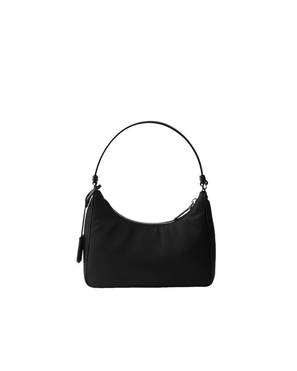 Prada Re-nylon And Saffiano Mini Bag - Black