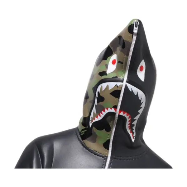 A BATHING APE Shark Figure 'black - Blue