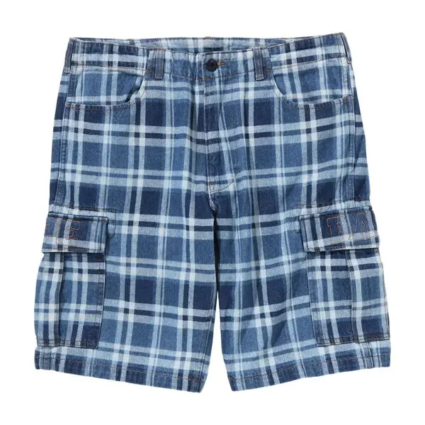 A BATHING APE Check 6 Pocket Denim Shorts