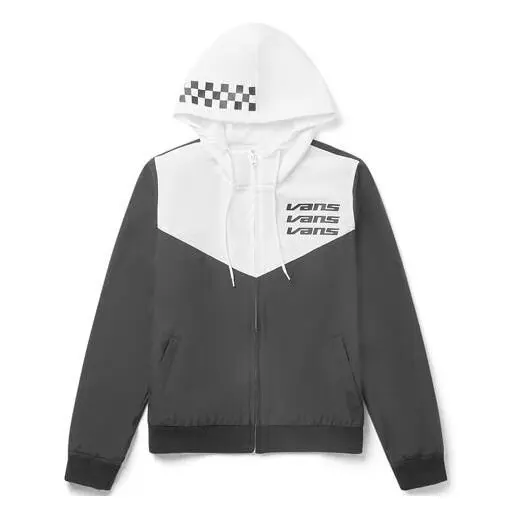 VANS Alphabet Logo Paneled Hooded Jacket