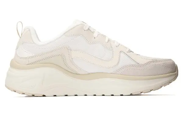 Sketchers D'lites Wave Sneakers - Beige/white