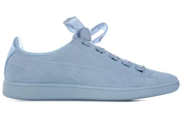 PUMA Vikky Ribbon Satin Sneakers - Blue