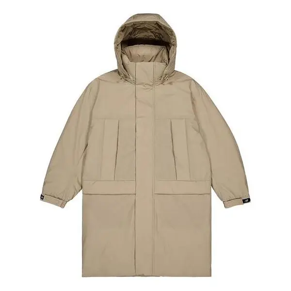 NEW BALANCE Long Down Jacket - Beige