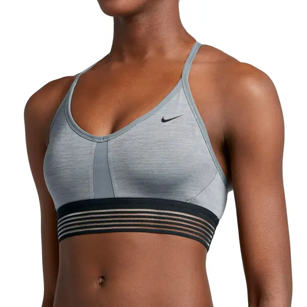 Nike Indy Light-support Padded Sports Bra - Iron Grey