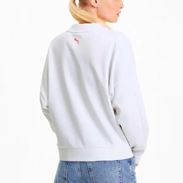 PUMA Evide Logo Printing Round-neck Sweatshirt