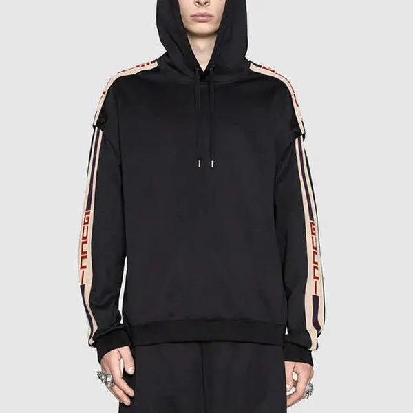 Gucci Hooded Sweatshirt With Removable Sleeves