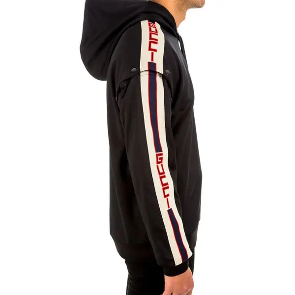 Gucci Hooded Sweatshirt With Removable Sleeves