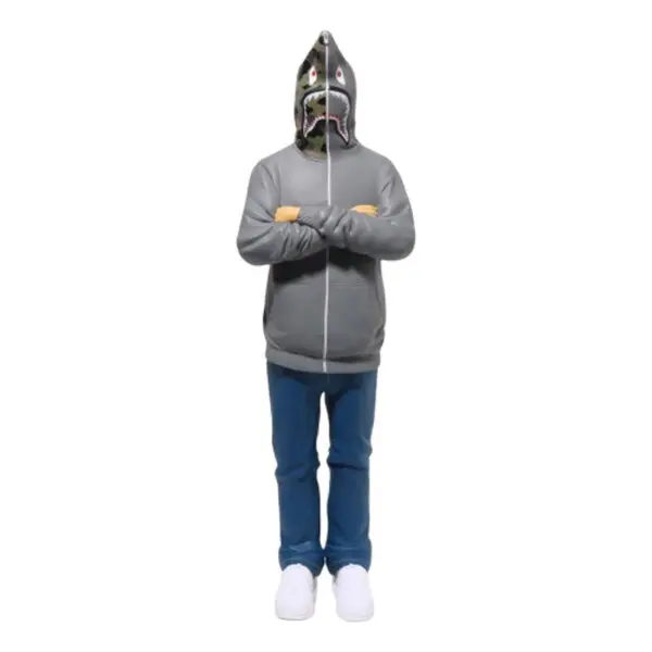 A BATHING APE Shark Figure - Grey