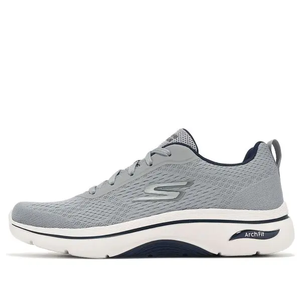 Sketchers Go Walk Arch Fit 2.0 Athletic Sneakers - Grey/white/navy