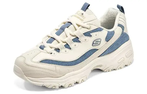 Sketchers D'lites 1.0 Sneakers - White/blue
