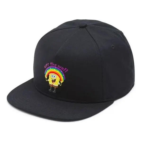 VANS X Spongebob "off The Wall" Embroidered Cap - Black
