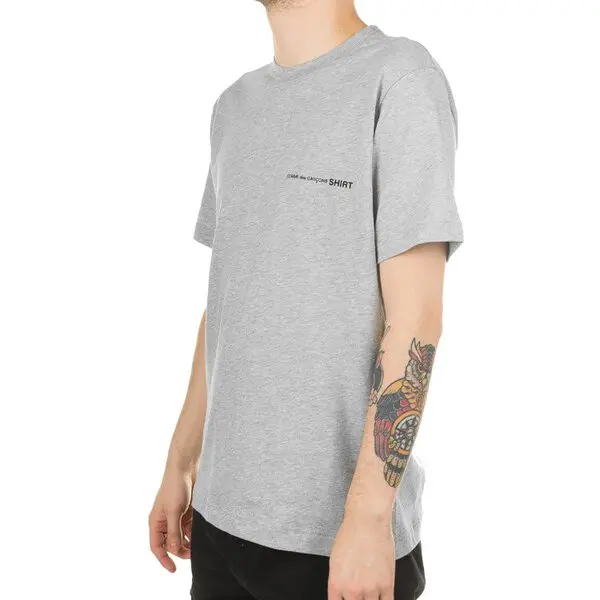 Comme Des Garçons Little Logo Applique Cotton Short-sleeve Tee