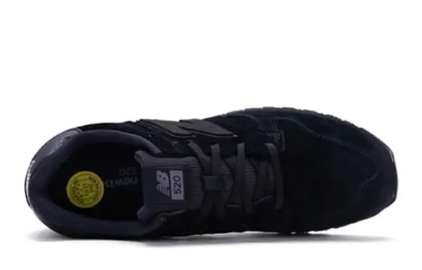 NEW BALANCE 520 Suede Low Top Sneakers - Black