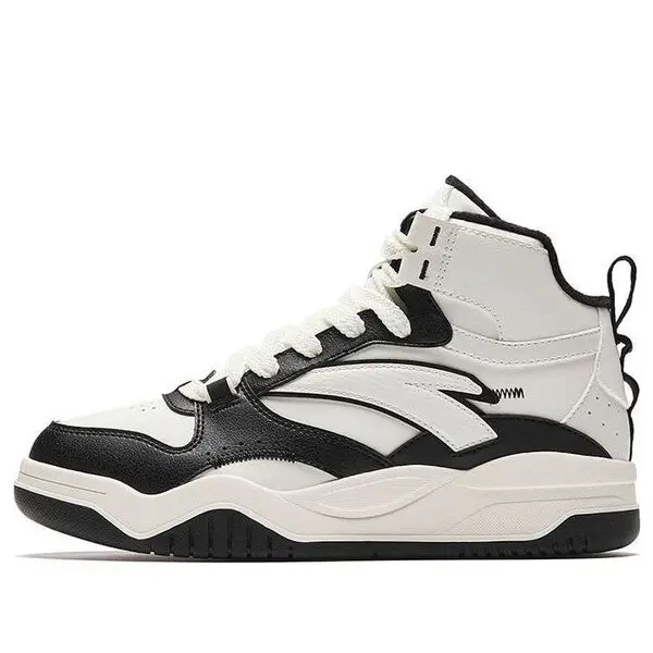 ANTA Slam High Top Sneakers - White/black
