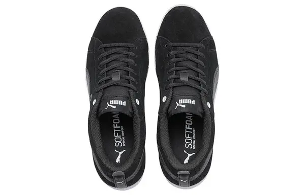 PUMA Smash V2 Sd Low Top Casual Shoes - Black/white
