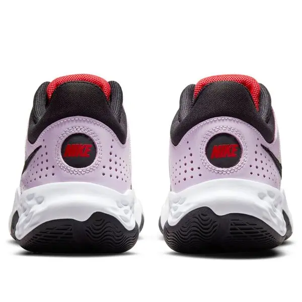 Nike Fly.by Mid 3 Basketball Sneakers - White/purple