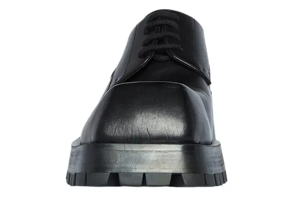 Balenciaga Trooper 4 Leather Derby Shoes