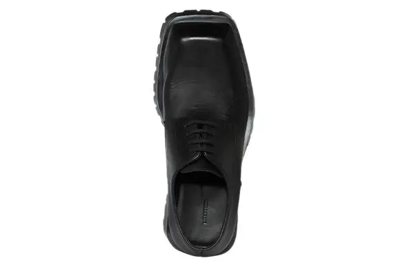 Balenciaga Trooper 4 Leather Derby Shoes
