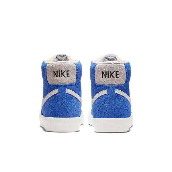 Nike Blazer Mid '77 Suede High Top Sneakers - White/blue/gray