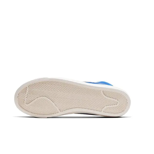 Nike Blazer Mid '77 Suede High Top Sneakers - White/blue/gray