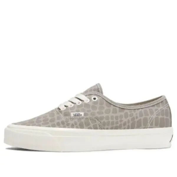 VANS Premium Authentic 44 Reptile Embossed Lace-up Sneakers - Grey