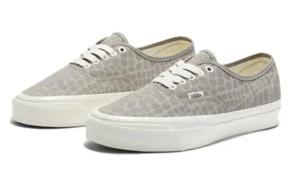 VANS Premium Authentic 44 Reptile Embossed Lace-up Sneakers - Grey