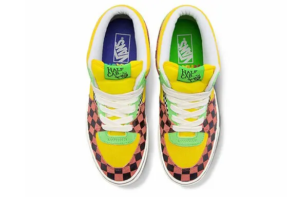 VANS Tierra Whack X Half Cab 'multi Checkerboard' Mid Top Sneakers