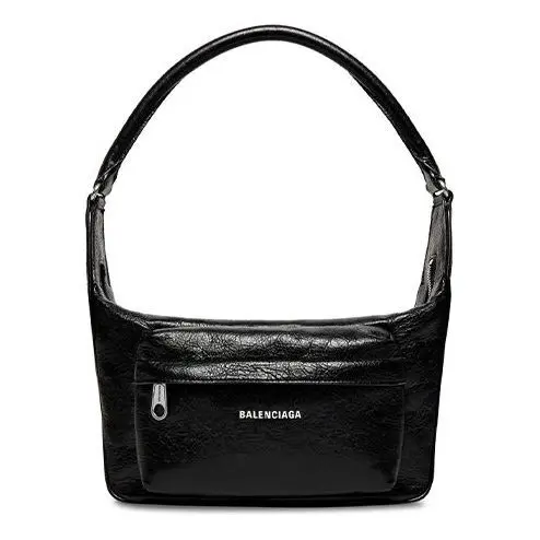 Balenciaga Raver Medium Bag With Handle - Black