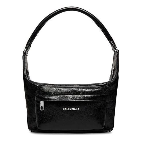 Balenciaga Raver Medium Bag With Handle - Black