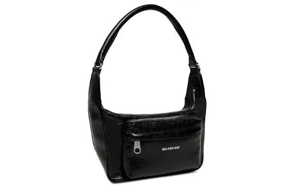 Balenciaga Raver Medium Bag With Handle - Black