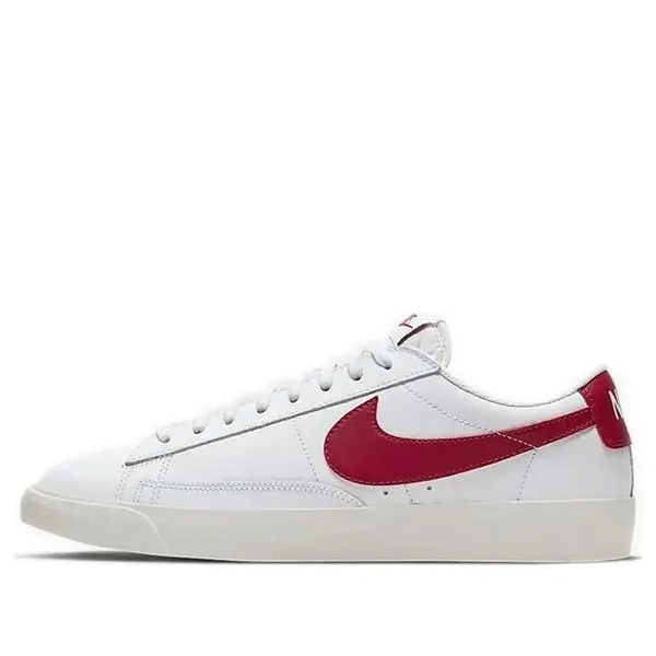 Nike Blazer Low Leather Sneakers - White/red