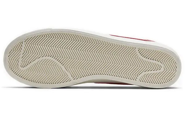 Nike Blazer Low Leather Sneakers - White/red