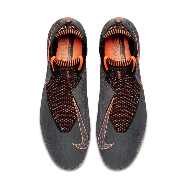 Nike Phantom Vision Elite Soccer Cleats - Grey/black/orange