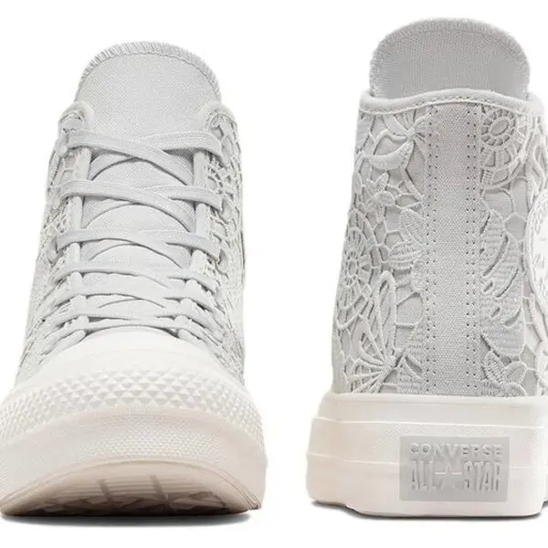 CONVERSE Chuck Taylor All Star Lift Platform High Top Crochet Sneakers