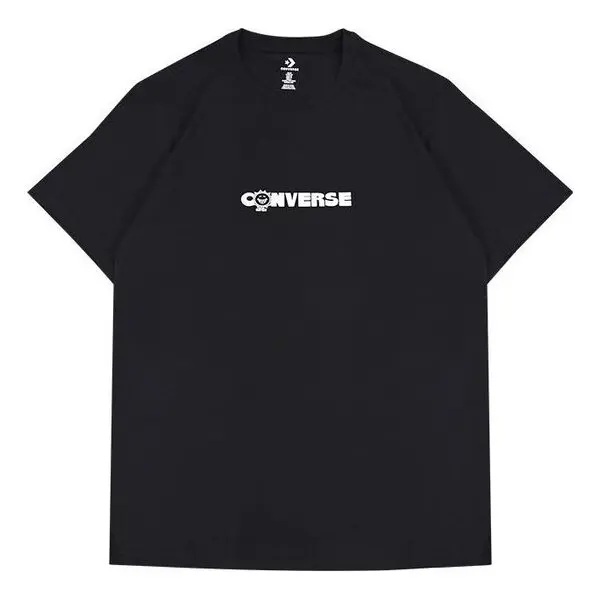 CONVERSE Earth Moon Sun Short Sleeve T-shirt Asia Sizing - Black