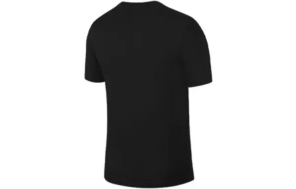 JORDAN Logo Alphabet Printing Round Neck Pullover Short Sleeve Black