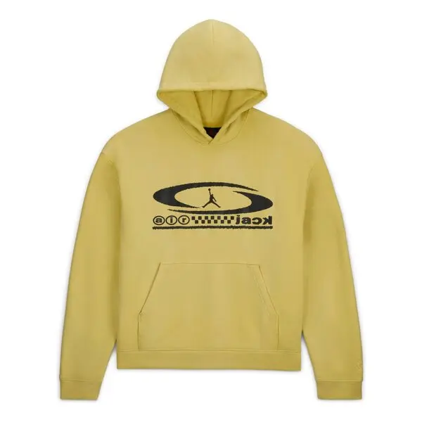 JORDAN X Travis Scott Pullover Hoodie - Celery