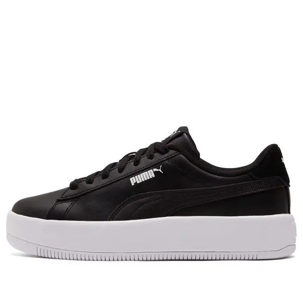 PUMA Lily Platform Board Shoes - Black/white